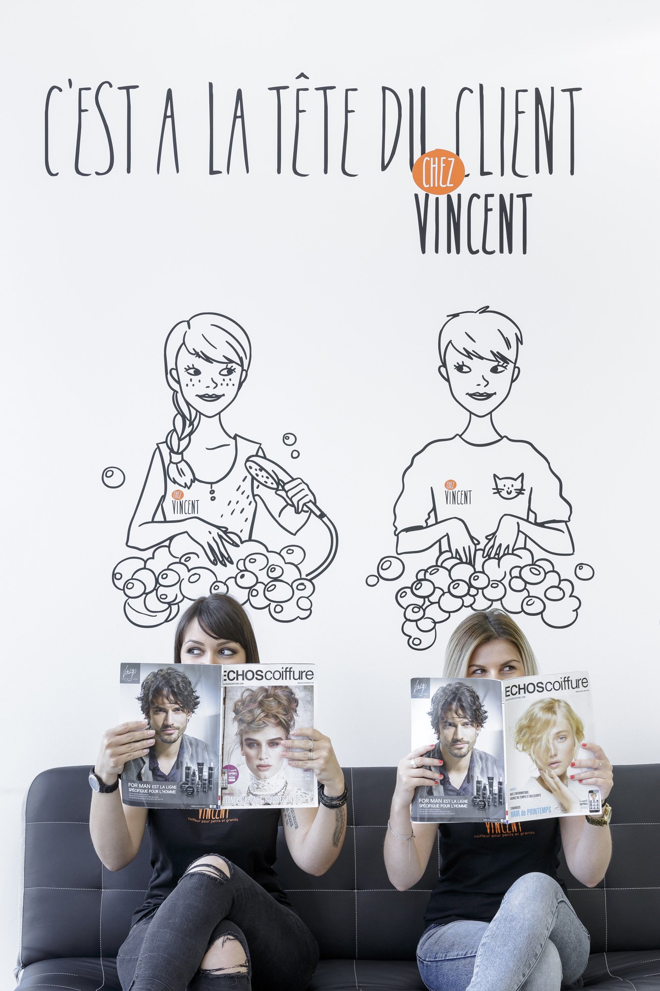 Vincent Coiffure : ETG enseigne & Signalétique