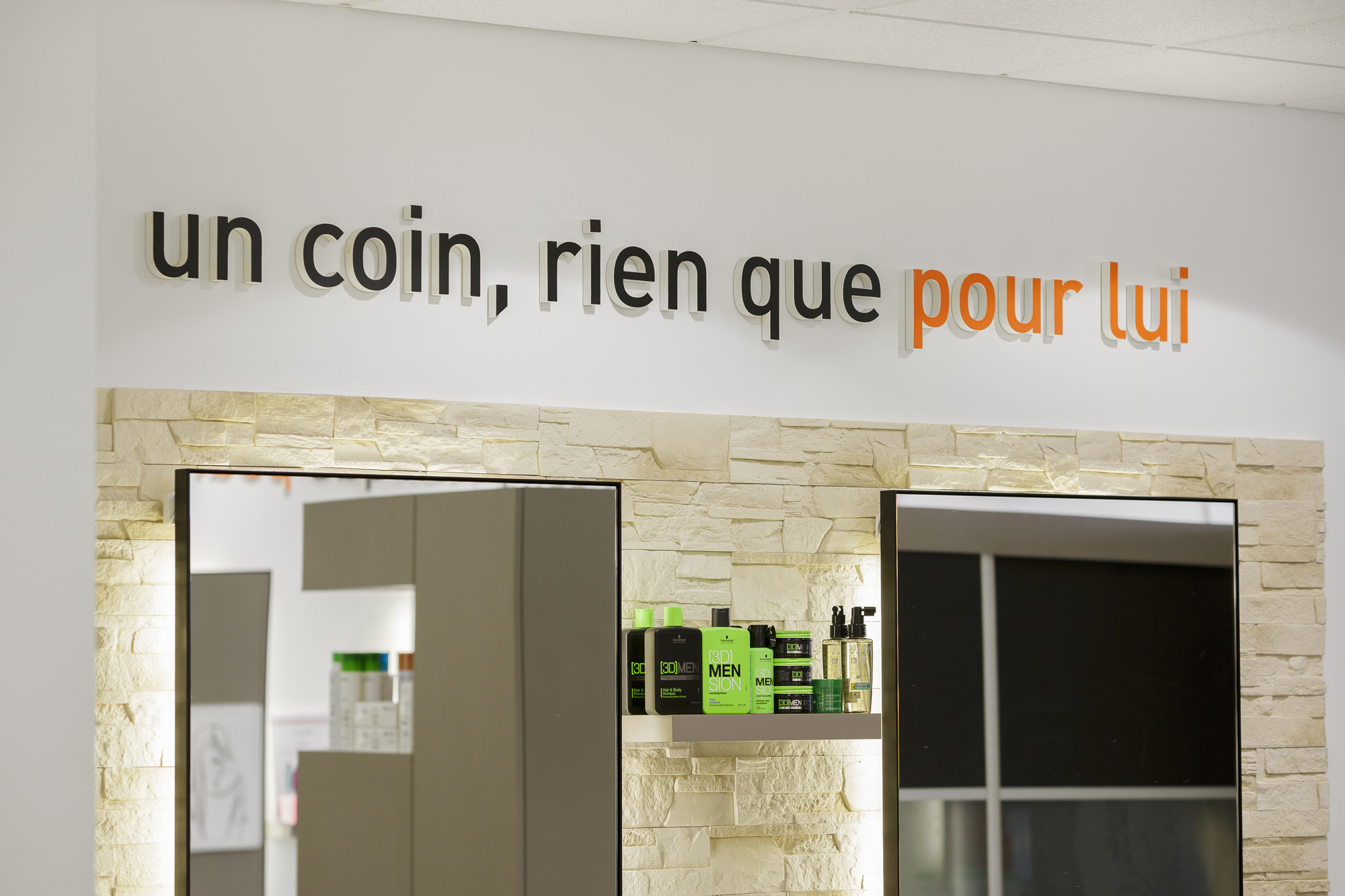 Vincent Coiffure : ETG enseigne & Signalétique